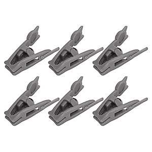 6Pcs Cat Bag Clips, Cut Snack Clips Bag Clips Food Package Chips Bag Funny Snack Clips Kitchen Storage Organization Accessories for Food Storage (Grey)