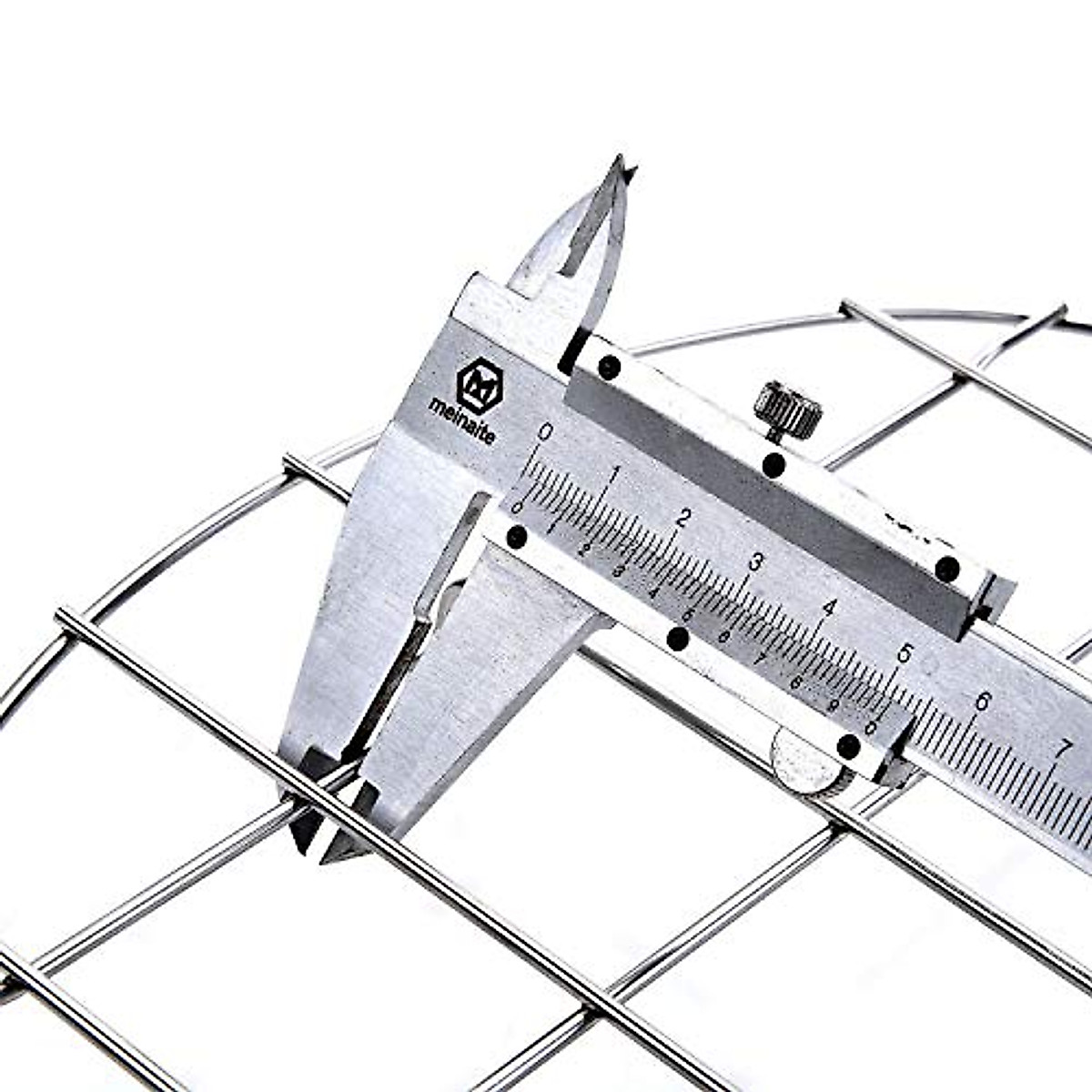 TamBee 9.8x6.7 Inch Oval Roasting Cooling Rack 304 Stainless Steel Baking Broiling Rack Cookware 0.8 Inch heigh Thick Version 2PCS