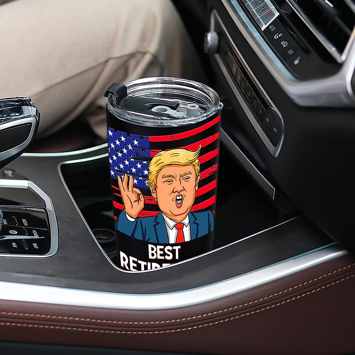 AREOK Best Retirement Gifts for Men, Happy Retirement Gifts - Funny Retired Gifts for Men, Coworker Leaving Farewell Going Away Gifts for Coworkers Friends, 20 OZ Retirement Tumbler Cup, Black