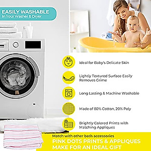 Spasilk Baby 10 Pack Soft Terry Bath Washcloth Wipes