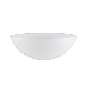 Aspen Creative 23518-11, Frosted Replacement Glass Shade for Medium Base Socket Torchiere Lamp, Swag Lamp and Pendant & Island Fixture, 10-3/8" Diameter x 3-7/8" Height