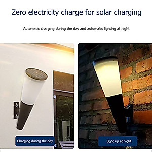 1PCS warmwhite coldwhite LED Solar Light Outdoor Waterproof Wall Light Corridor Decorative Atmosphere Lights for Home Garden