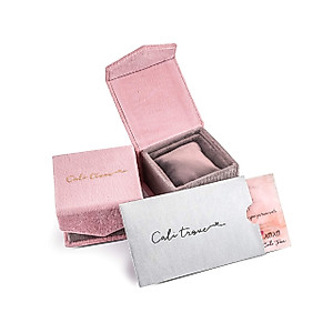 Emerald Tennis Bracelet for Women, Paper Clip-Styled Link Chain in 18k 1-micron Yellow Gold-Plating over 925 Sterling Silver, Women's Eternity Bracelet with Created Emerald Stones, 7" Link Chain