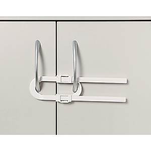 Dreambaby Cabinet Glide Lock Extra Long - Extra Long - Baby Safety Locks (6 Pack)