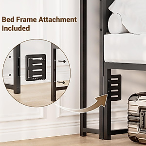 Aheaplus Headboard for Full Size Bed with USB Ports, Outlets and LED Lights, Full Headboard with Storage Shelf, Sturdy Metal Frame, Height Adjustable, Bed Frame Mount, Black