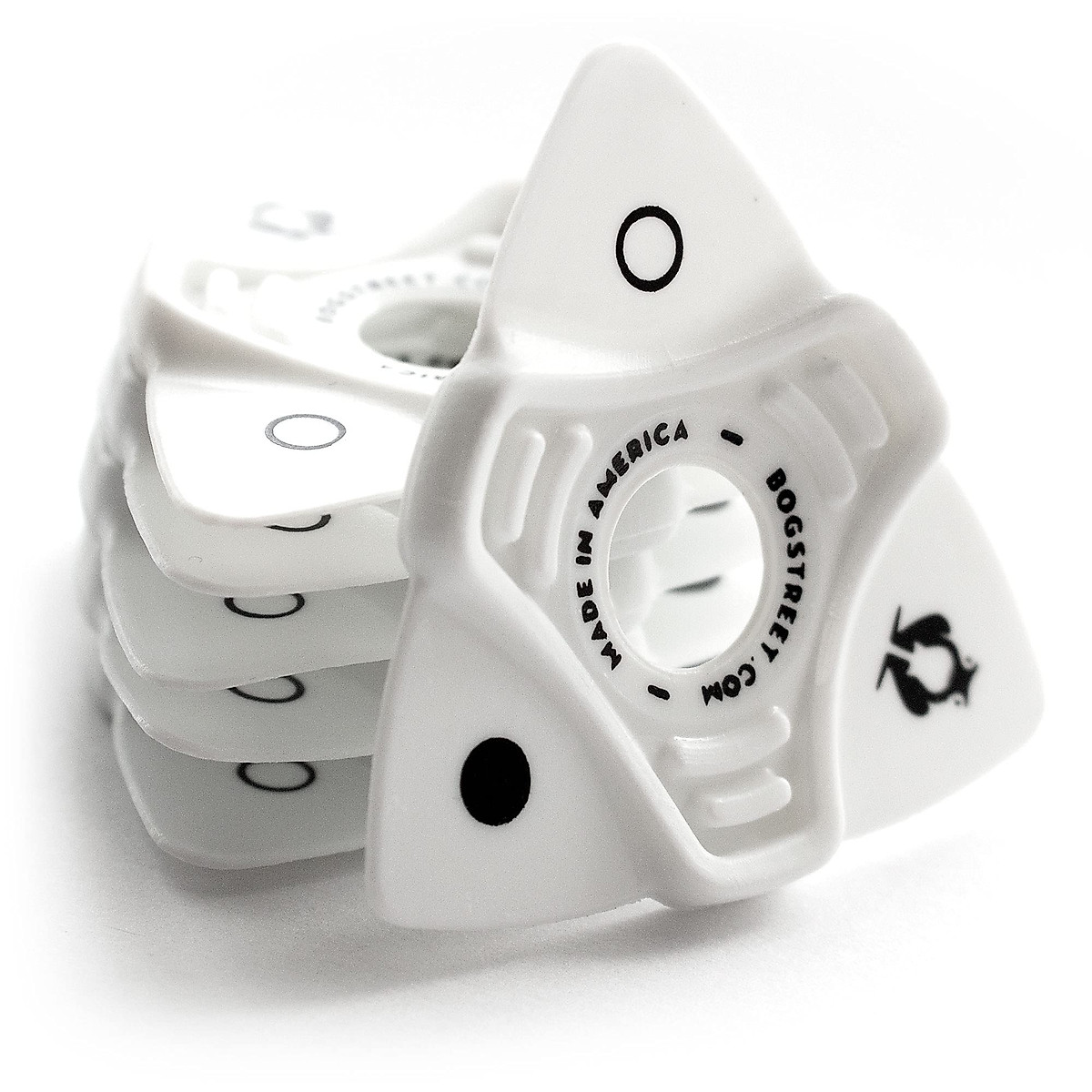 Bog Street LEAP SERIES Guitar Picks, Rhythm, Guitar Picks for Beginners & Hand Impairments (6-Pack)