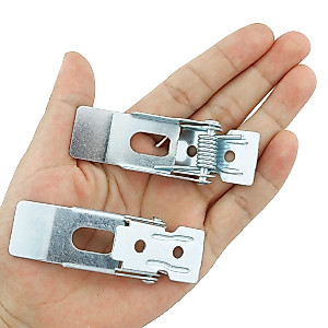 ITROLLE 8PCS Spring Grip Embedded Lamp Accessories, Recessed Light Fixture Spring Clip, Spring Grip Embedded Lamp Accessories Fixed Spring Clip for Panel Lamp