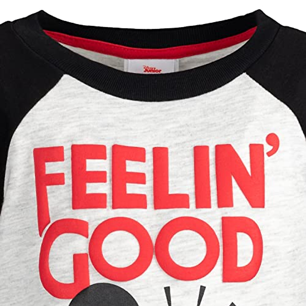 Disney Mickey Mouse Infant Baby Boys 2 Pack Long Sleeve T-Shirts Black/Red 18 Months