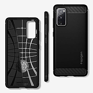 Spigen Rugged Armor Designed for Samsung Galaxy S20 FE 5G Case (2020) - Matte Black