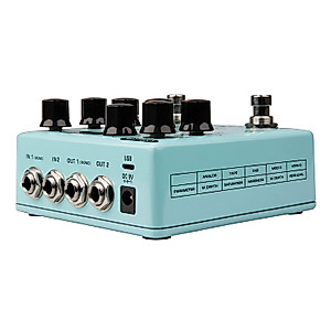 Nux NDD-6 Duotime Dual Delay Effects Pedal,Cyan