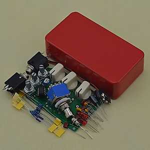 DIY Distortion Guitar Pedal Effects Stompbox Kit Red DS-1 No Holes
