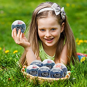 WODMAZ 12PCS PreFilled Easter Eggs with Pirate Ship Building Blocks, Surprise Eggs Filled Pirate Ship Toys Set for Easter Basket Stuffers, Easter Basket Filler, Easter Egg Hunt Classroom Prize Events