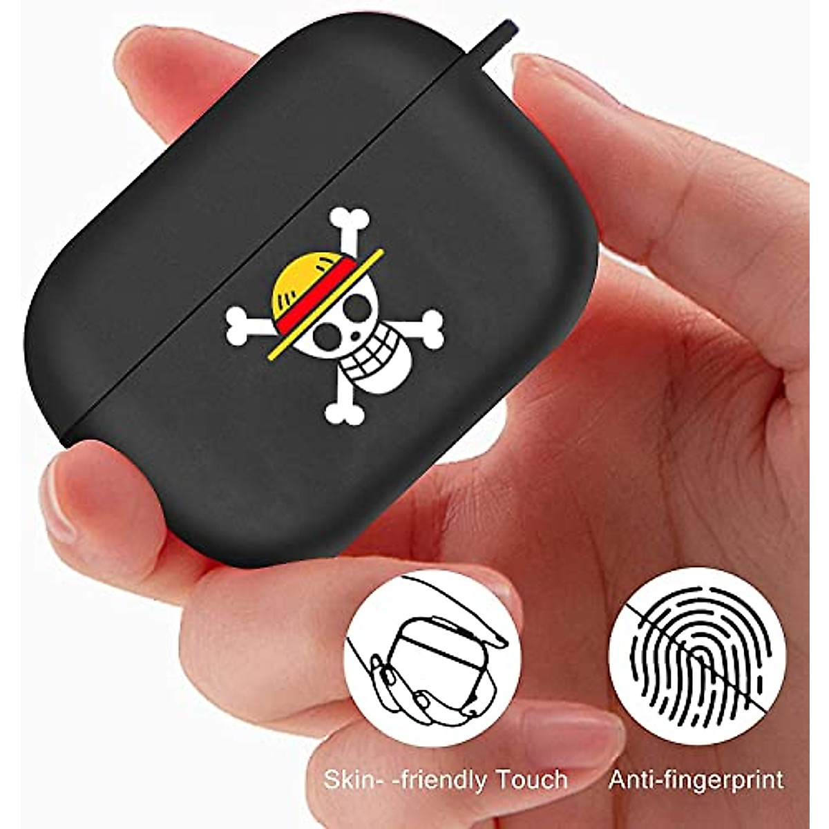 Anime Pattern Designed for AirPods Pro 2nd Generation Case Cover 2022,Cute Anime Soft TPU Shockproof for AirPods Pro 2 Case Clear with Keychain,Gift for Boys and Girls (Anime 6)