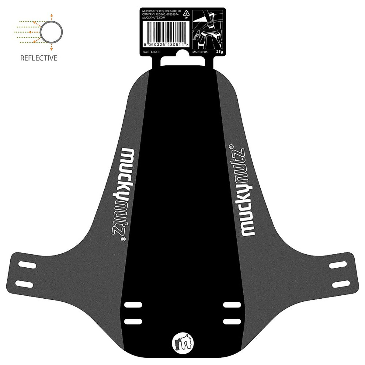 Mucky Nutz, Face Fender, Reflective,Reflective