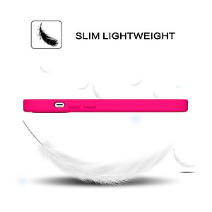 BENTOBEN for iPhone 14 Pro Max Case, Soft Silicone Gel Rubber Bumper Microfiber Lining Hard Back Shockproof Protective Phone Cover for iPhone 14 Pro Max 6.7", Hot Pink