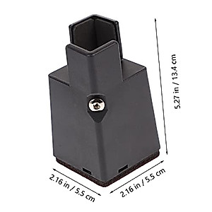 SEWOART 2pcs Desktop Desk Heavy Duty Bed Risers Adjustable Bed Risers Desk Extender Bed Risers 2 Inch Desk Risers Furniture Riser Table Risers Table Leg Risers Lift Platform Bed Bedstead