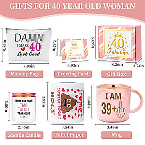 40th Birthday Gifts Women Funny 40 Year Old Birthday Gifts for Women 40th Birthday Gift Ideas Cool Gifts for 40 Year Old Woman Unique 40th Birthday Gifts Happy 40th Birthday Decorations Woman