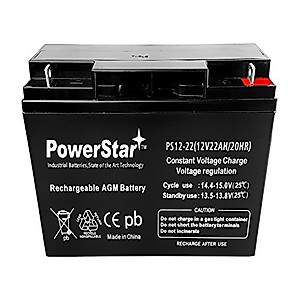 PowerStar 22AH Battery for 12V 18AH Jump n Carry JNC660 JNCAIR JNC 660 JNC4000