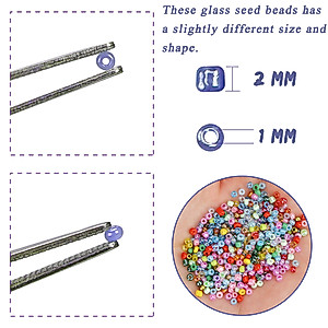 GREENTIME 22800pcs Glass Seed Beads for Jewelry Making Kit, Small Craft Beads 11/0 Waist Beads for DIY Bracelet Necklaces Crafting Jewelry Making Supplies (24 Colors)