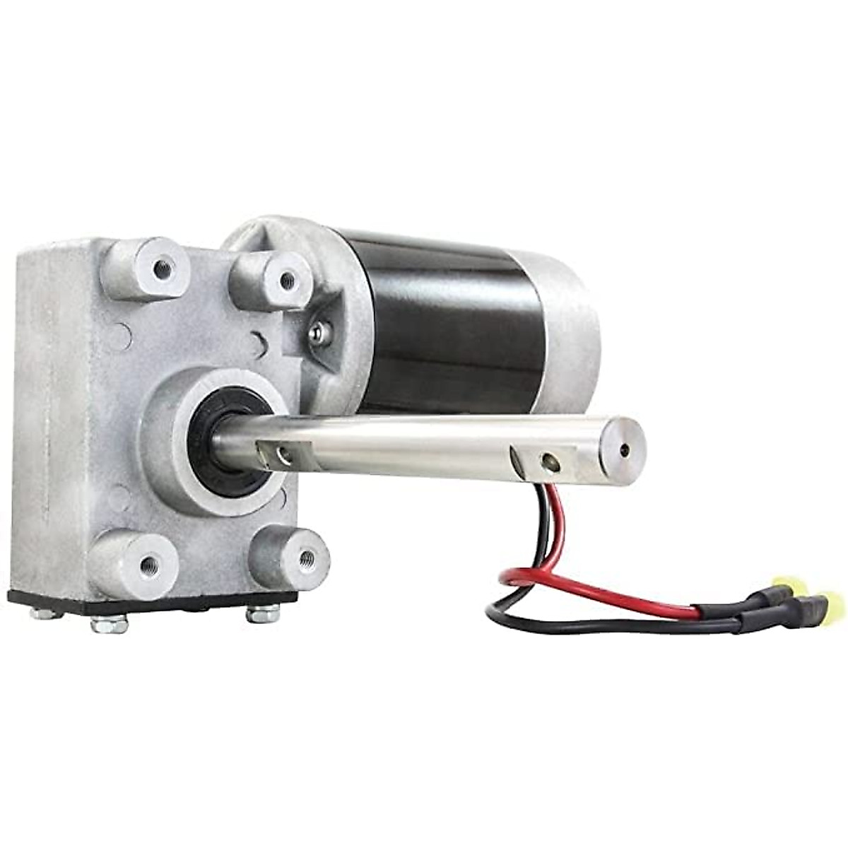 New 12 Volt Salt Spreader Motor w/Gear Box Compatible with/Replacement for Curtis Meyer Lesco Trynex D6106, D6107, D6107-06, D610706 0.618in Shaft OD
