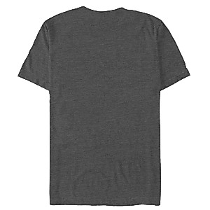 Disney mens Beauty and the Beast Poster Logo Graphic T-shirt T Shirt, Charcoal Heather, 4X-Large US