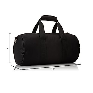 Everest 16-inch Round Duffel, Black, One Size