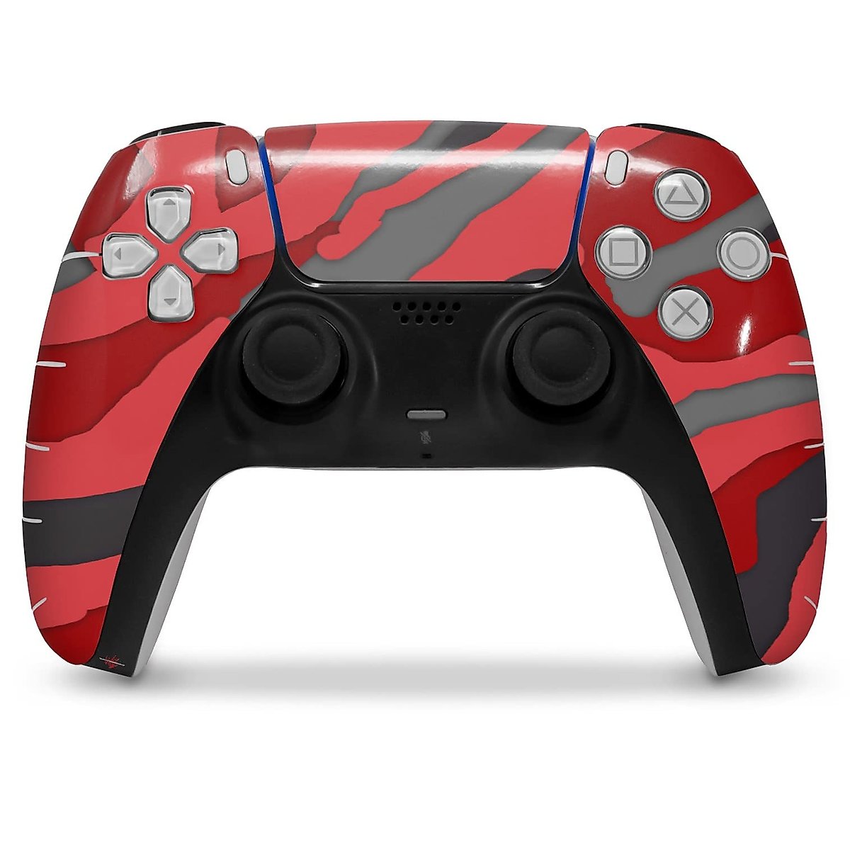 WraptorSkinz Skin Wrap compatible with Sony PS5 DualSense Controller Camouflage Red (CONTROLLER NOT INCLUDED)