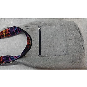 NYANPOS Foreign trade original Hippie Crossbody Bag Women Shoulder Handbags Canvas Ethnic Style Bag Bohemian Hobo Bags (Triangle Patchwork)