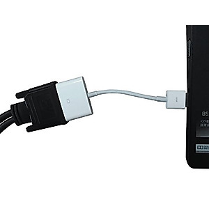 zdyCGTime DVI 24+1 to HDMI Adapter Cable,HDMI Male to DVI 24+1 Female Converter Cable for HD TV, Plasma, DVD and Projector.(white/13CM/5 in)