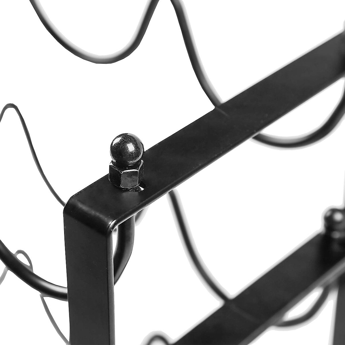 Ogrmar 3 Tier Stackable Wine Rack Countertop Cabinet Wine Holder Wine Storage Shelf Hold 12 Bottles for Kitchen, Bar, Pantry, Wine Cellar, Basement, Countertop, Cabinet