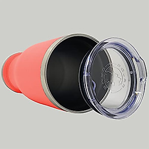 LaserGram 20oz Vacuum Insulated Pilsner Mug, NP Nurse Practitioner, Personalized Engraving Included (Coral)