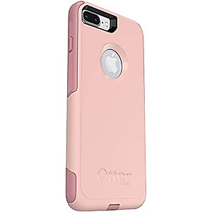 OtterBox Commuter Series Case for iPhone 8 Plus & iPhone 7 Plus (ONLY) - Non-Retail Packaging - Ballet Way (Pink Salt/Blush)