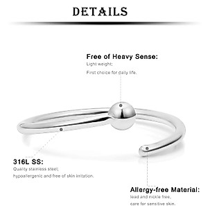 Kridzisw 20G Septum Nose Rings Hoops Piercing Jewelry for Women Surgical Stainless Steel Lip Eyebrow Nose Hoop Ring Tragus Helix Cartilage Rook Daith Ear Earring Hoop Smiley Piercing Jewelry Men 8mm