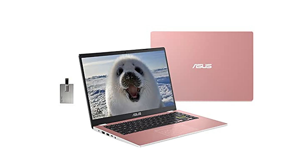 ASUS 14" HD Laptop Rose Gold | Celeron | Win 11S