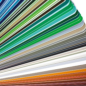 RAL K5 Color Chart, 215 Full Page Color Swatches, Gloss, 8 Languages