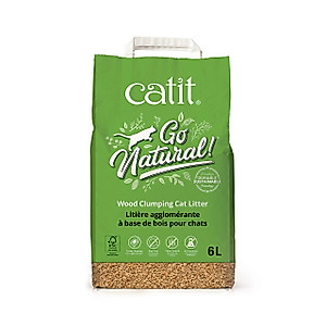 Catit Go Natural Wood Clumping Cat Litter 6.4 lb