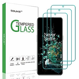 beukei (3 Pack) Compatible for OnePlus 10T 5G / OnePlus 10T Screen Protector Tempered Glass,Touch Sensitive,Case Friendly, 9H Hardness