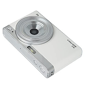 Digital Camera, 4K Digital Camera 2.88in IPS HD Mirrorless Camera AF Autofocus 16X Zoom 50MP Camera for Macro Shooting (White)