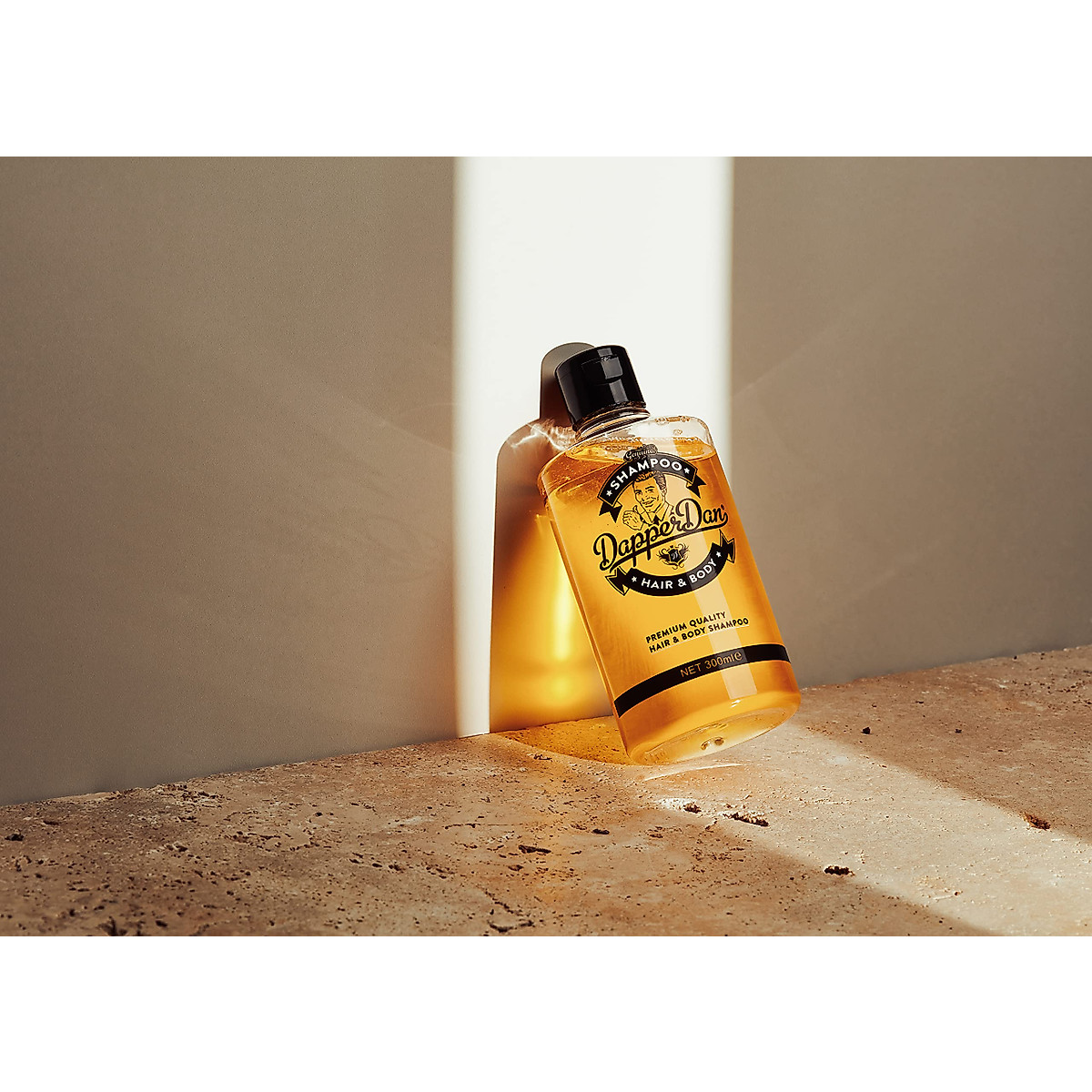 Dapper Dan Hair and Body Shampoo, Men's Daily Hair Shampoo to Gently Cleanse the Hair and Skin, with Vitamin B5 to Help Strengthen the Hair, Classic Scent, 1 x 300ml