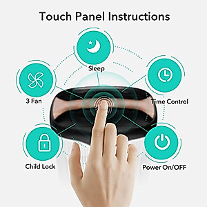 Smart Air Purifier for Home Large Room, WiFi APP Alexa Control Air Cleaner & Air Quality Monitor, Up to 1076 sq ft for Pets Odor, Smoke, Dust, Pollen, Quiet and Effective