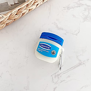 Compatible with Airpod Case Cute,3D Cartoon Cute Design Silicone for Airpod 1/2 Case for Kids/Girls/Teens Boys (Skin Cream Blue)