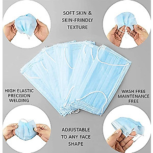 CLEAR BREATH Disposable Kid Face Masks - Kid (Preschooler up 1st Grader) and Teen (1st Grader to 7th Grader) - 50 Pieces (Little Kid)