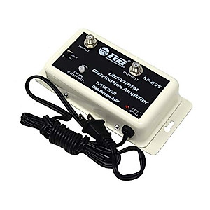 36 DB Cable Antenna Color TV Booster Signal Amplifier VHF UHF FM HDTV