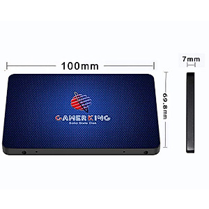 GAMERKING SSD 64GB SATAIII 2.5 inch 6Gb/s 7MM Internal Solid State Drive for PC Laptop Desktop Hard Drive SSDSSD (64GB, 2.5-SATA Ⅲ)