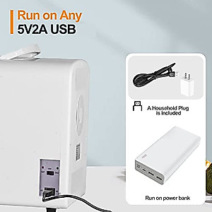 COYCYQI Mini Fridge for Skincare, 4L/6 Can Small Personal Beauty Cooler and Warmer, Portable USB Refrigerator for Bedroom, Makeup, Beverage, Home, Ravel (White)