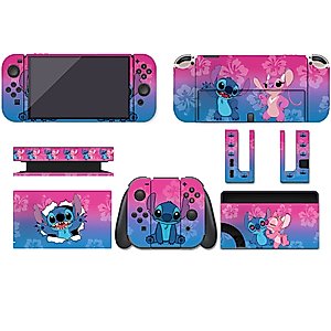 SadSkins Full Wrap Skin , Anime Switch OLED Protector Skin Cover Matte Vinyl Decal Stickers（Only Switch OLED）