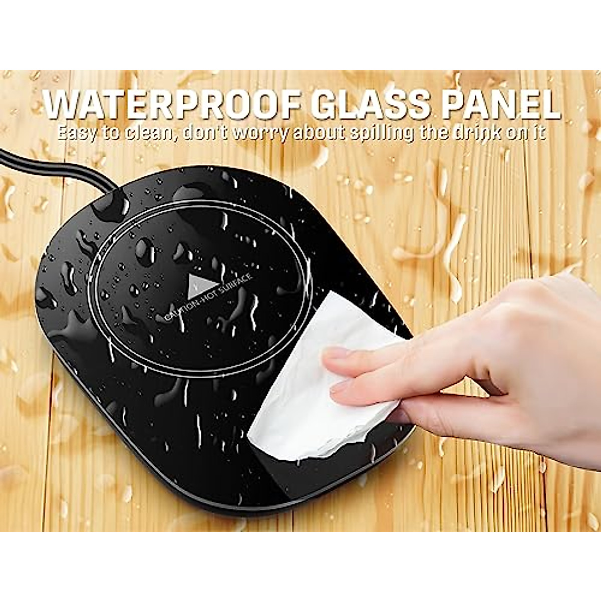 Coffee Mug Warmer, Candle Warmer, Gravity-Induction Coffee Warmer for Desk Auto Shut Off/On, Candle Wax Cup Warmer Fits Most Cups & Jar Candles, Heated Mug Heater for Coffee and Tea, Coffee Gifts