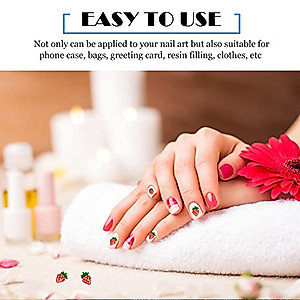 Nail Jewels Nail Jewels 30Pcs 3D Fruits 3D Nail Fruits Charms 3D Nail Rhinestones Fruits Nail Studs Nail Art Charms Decoraciones para Uñas Acrilicas Decoraciones para Uñas Acrílicas