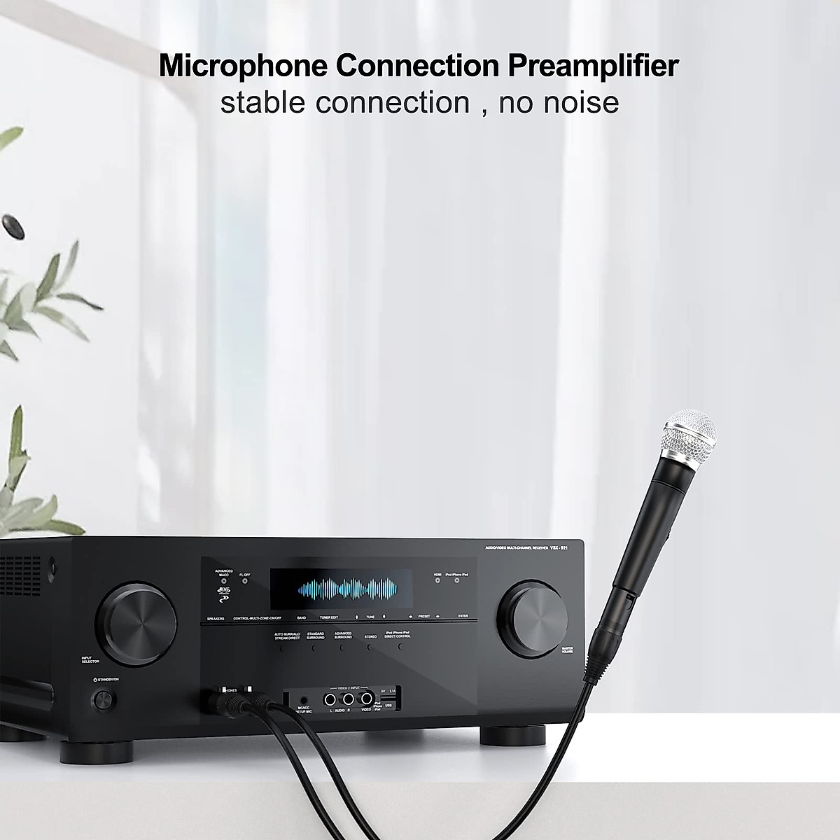 CableCreation XLR Splitter Cable, XLR Male to Dual XLR Female Y-Splitter 3Pin Balanced Microphone Cable (XLR-M to Two XLR-F), 0.3M/Black