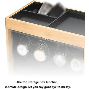 Watch Holder Watch Winder for 4 Automatic Watche Winder Watch Display Box Watch Case Watch Organizer (Color : Yellow) (Yellow)